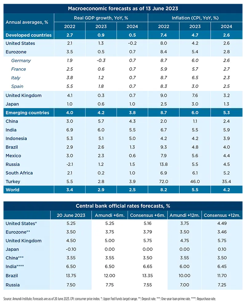 Mid-year outlook 2023: macroeconomic and financial market forecasts ...